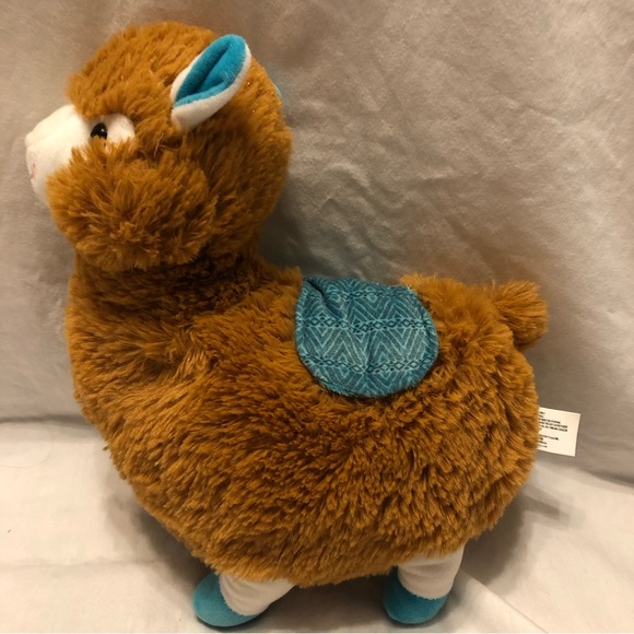Kellytoy | Toys | Super Soft 3 In Stuffed Tan Llama With Teal Saddle ...